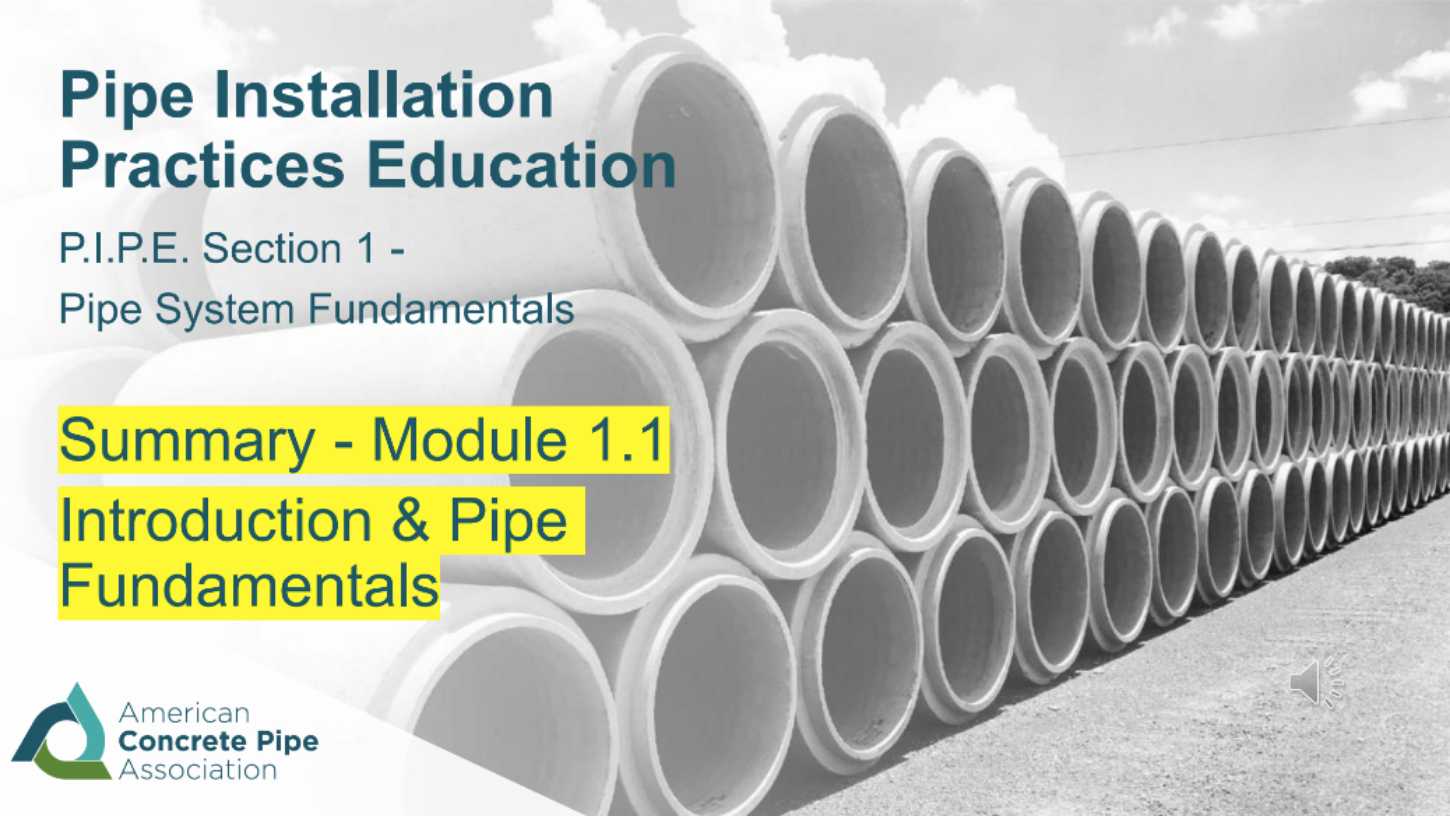 Pipe Fundamentals