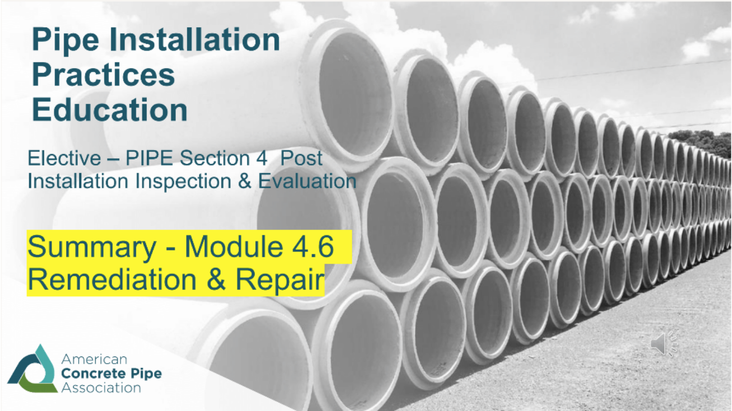 Remediation and Repair